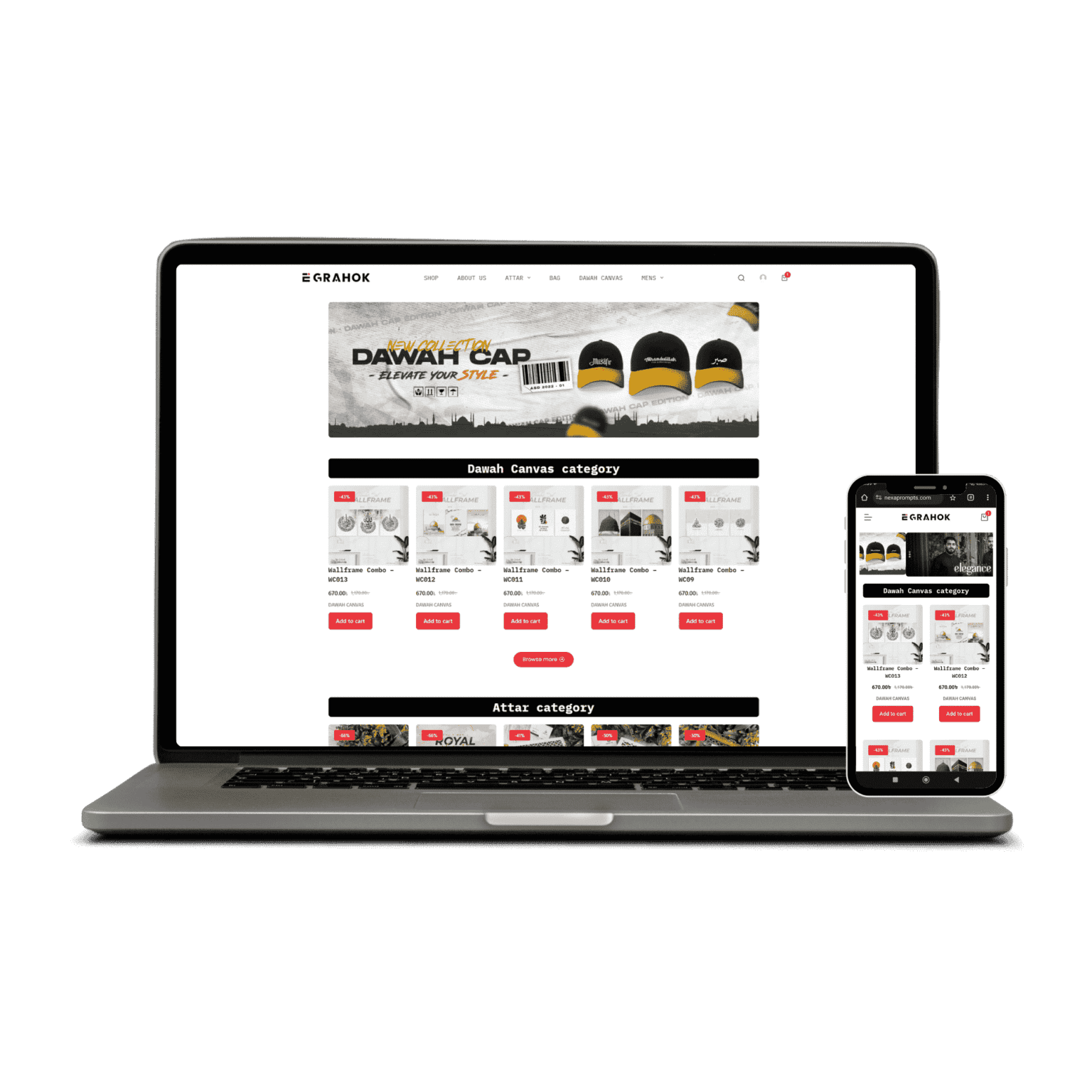 Ecommerce Solution – E-Grahok
